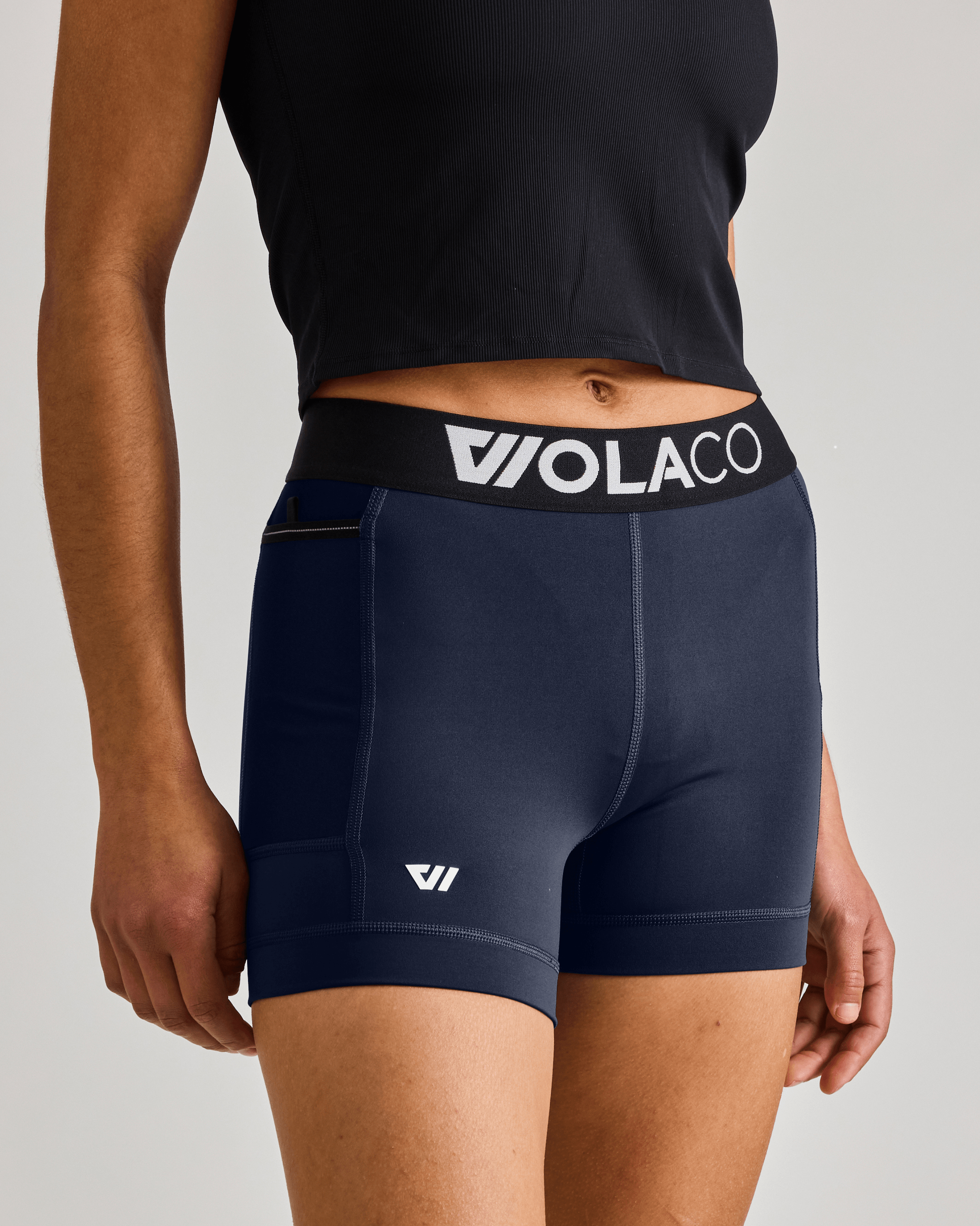 North Moore Biker Short in Navy – WOLACO