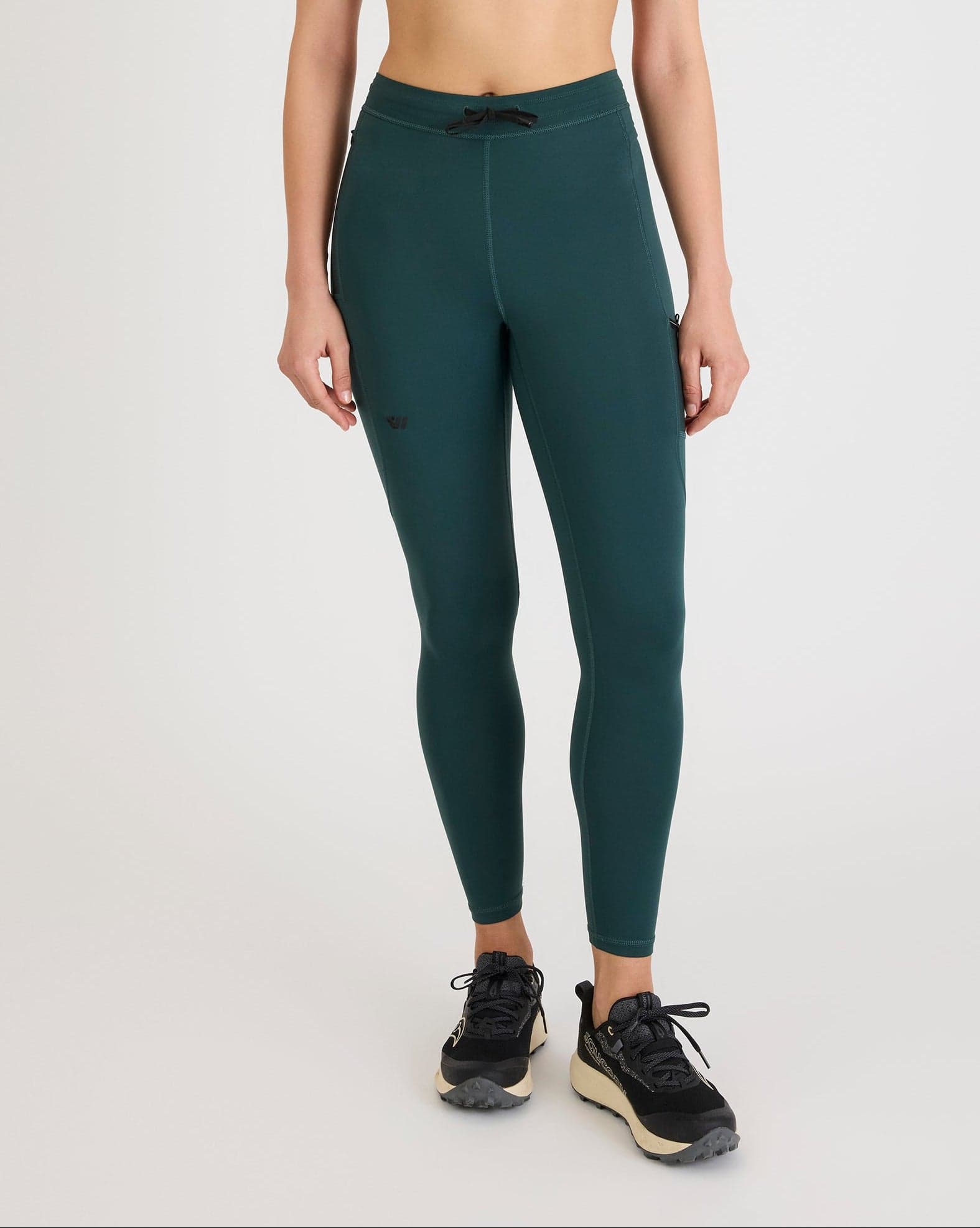 Women's Distance Full Tight in Steel Green – WOLACO