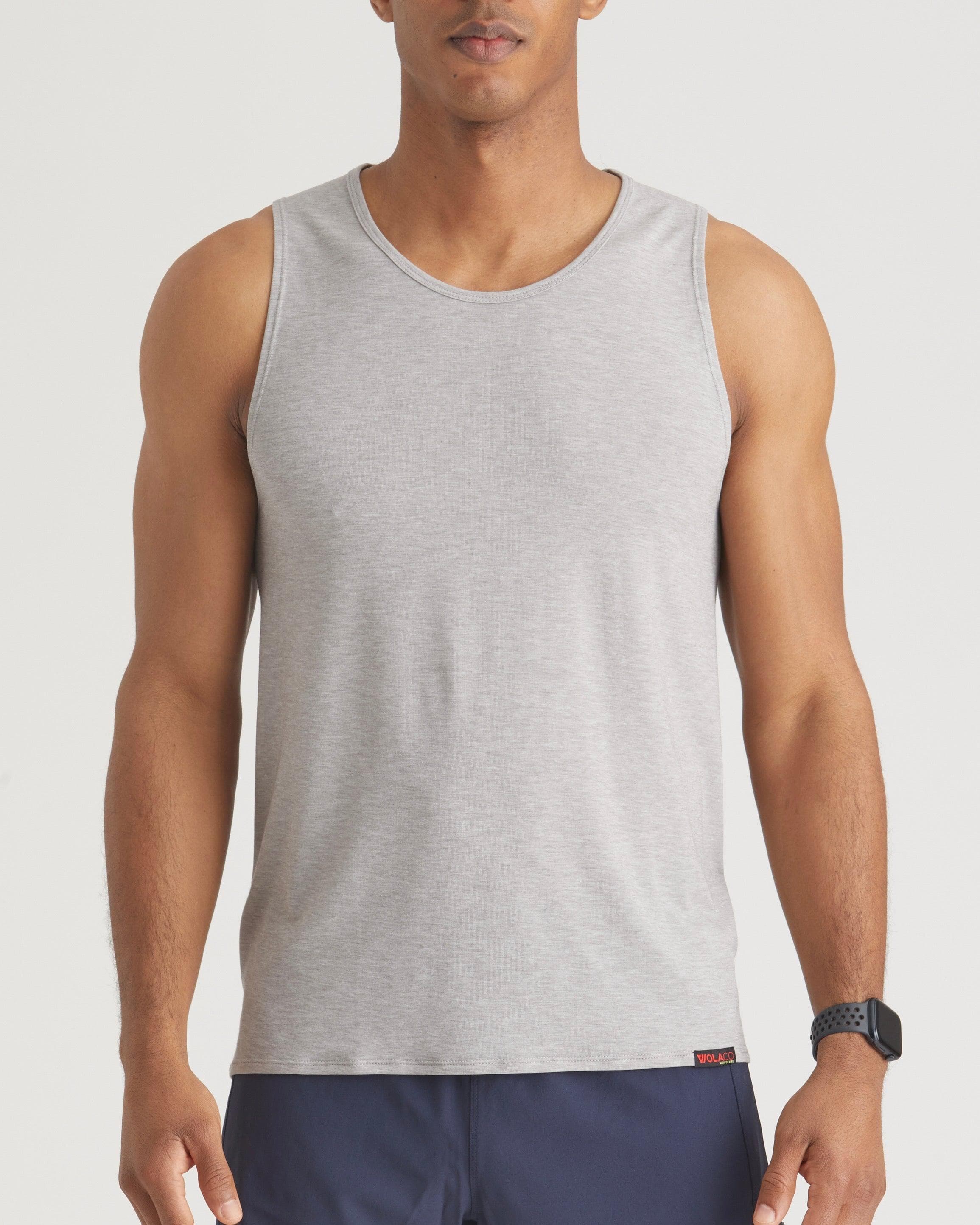 Clinton Tank in Stone Grey – WOLACO